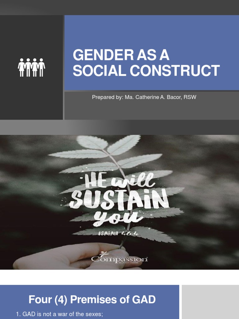 Gender As A Social Construct | PDF | Gender | Gender Studies