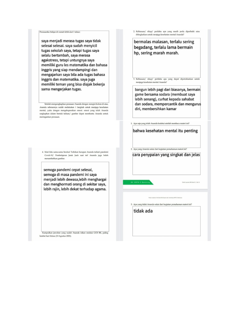 Michelle Sarah A 8f | PDF