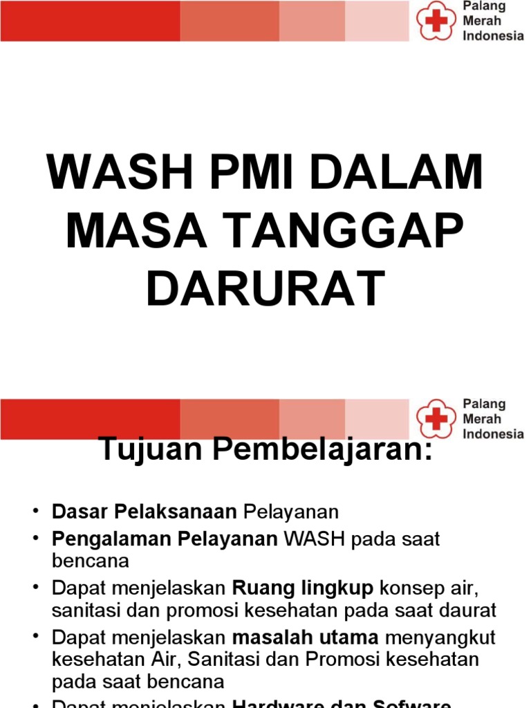 Materi 1 Pelayanan WASH | PDF