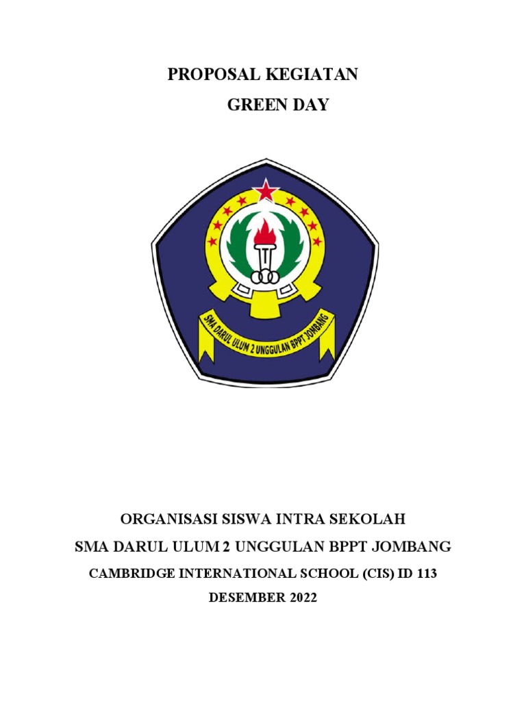 Proposal Green Day | PDF