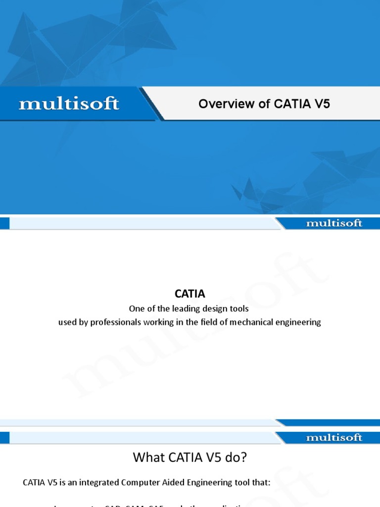 Overview of Catia V5.8391499.Powerpoint | PDF