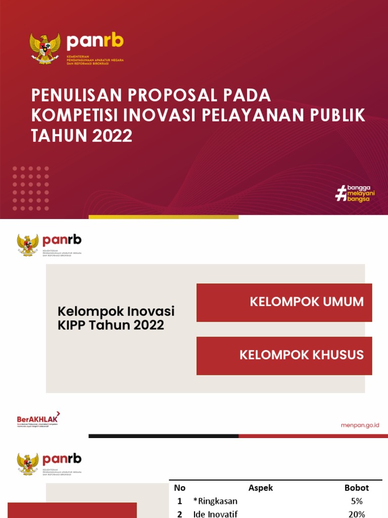 Penulisan Proposal Pada KIPP 2022 | PDF
