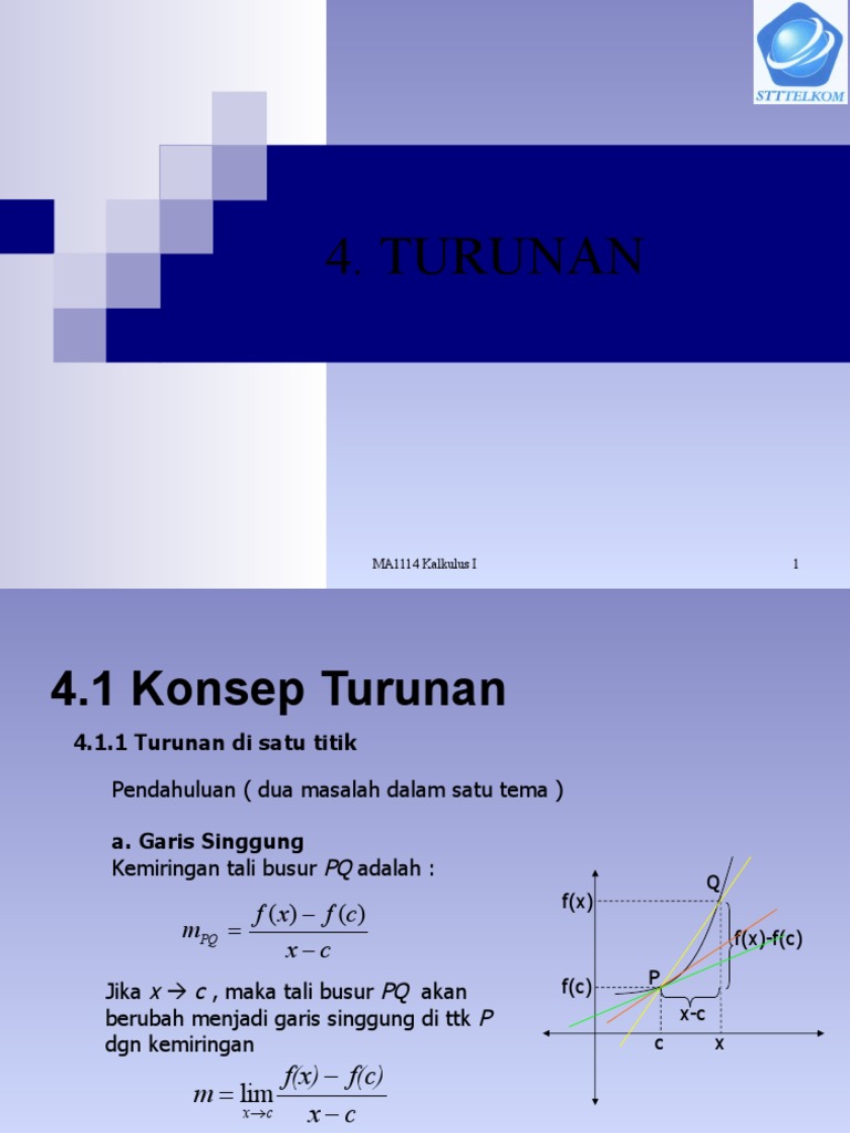 Turunan | PDF