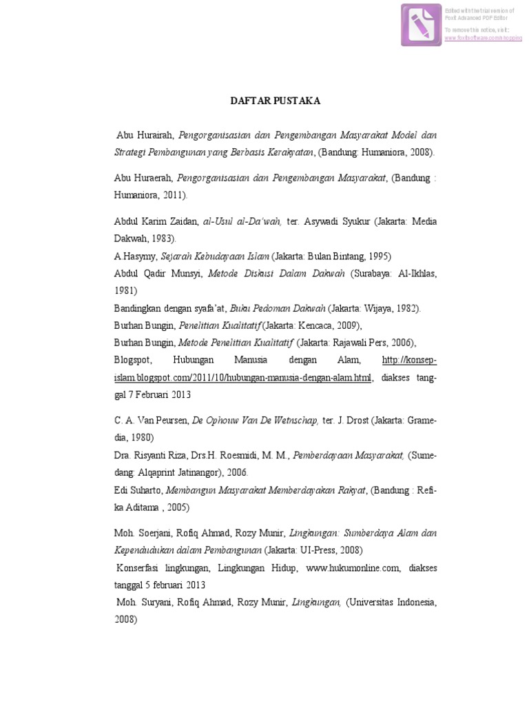 Daftar Pustaka | PDF