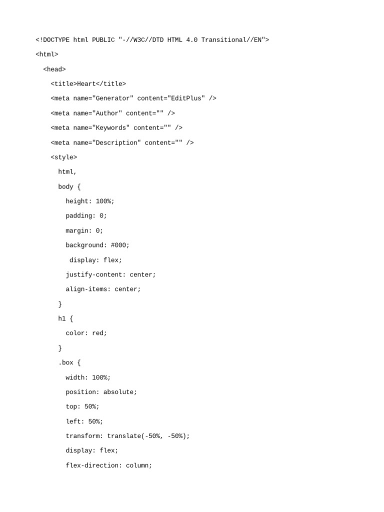 Code Trai Tim Thêm CH | PDF