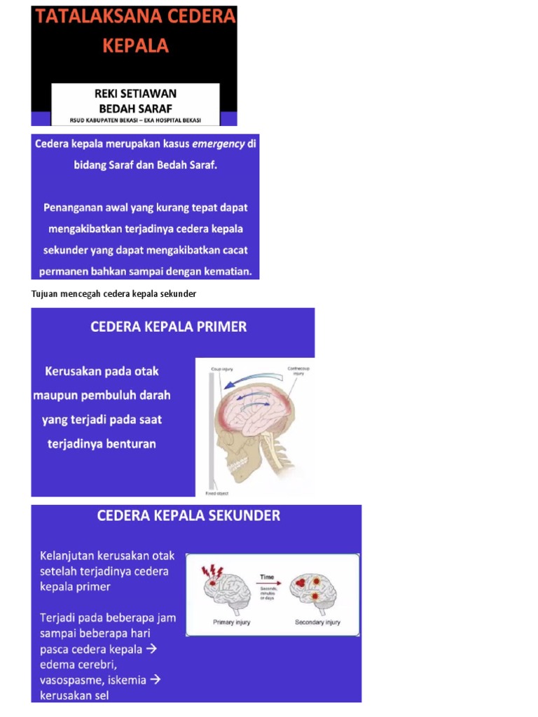 Free Class Ipass Tatalaksana Awal Cedera Kepala | PDF
