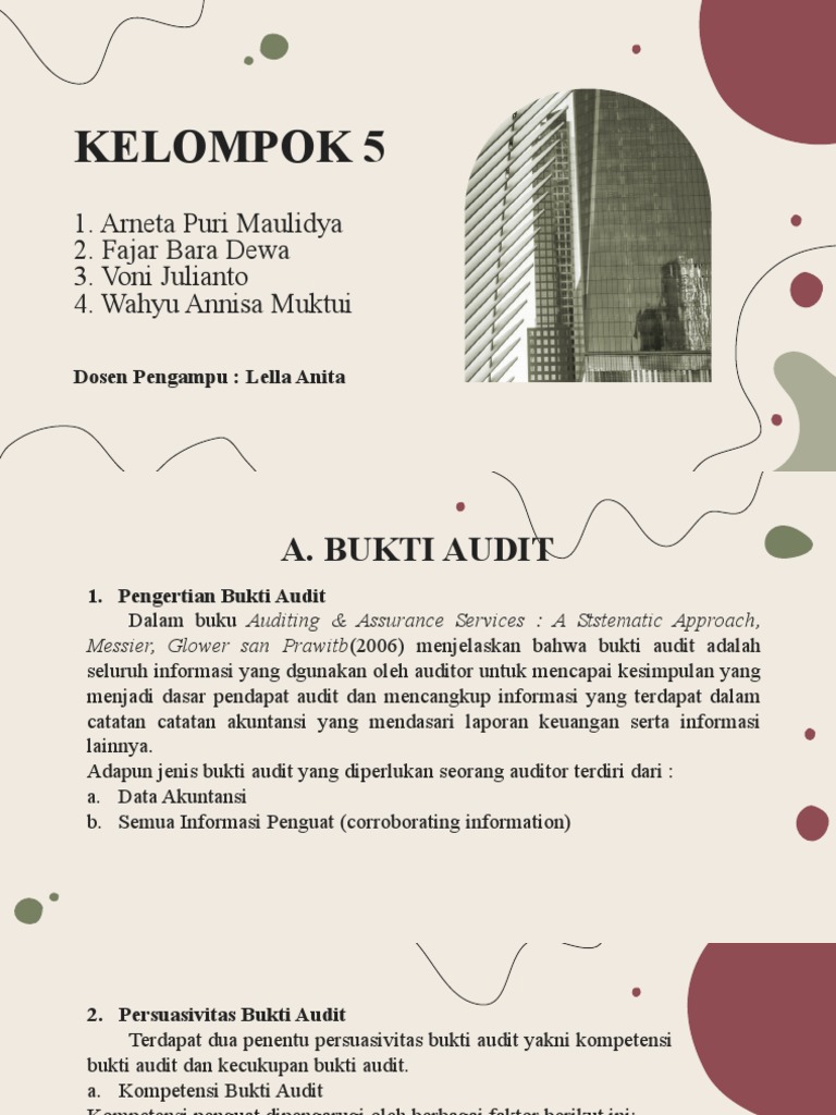 Auditing Kelompok 5 | PDF | Bisnis