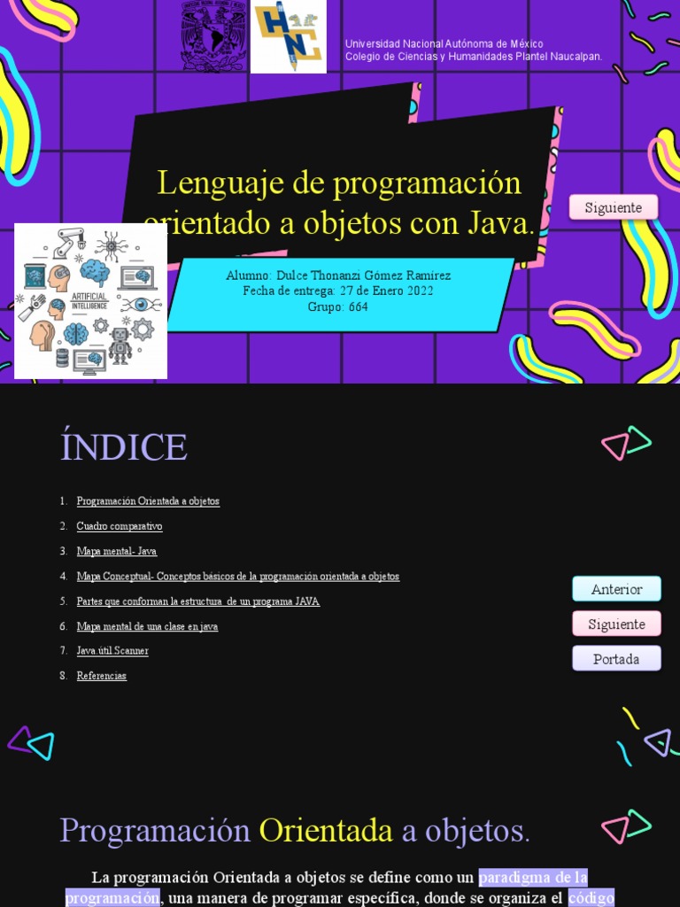 Lenguaje de Programación Orientado A Objetos Con Java | PDF | Objeto (informática) | Tipo de datos