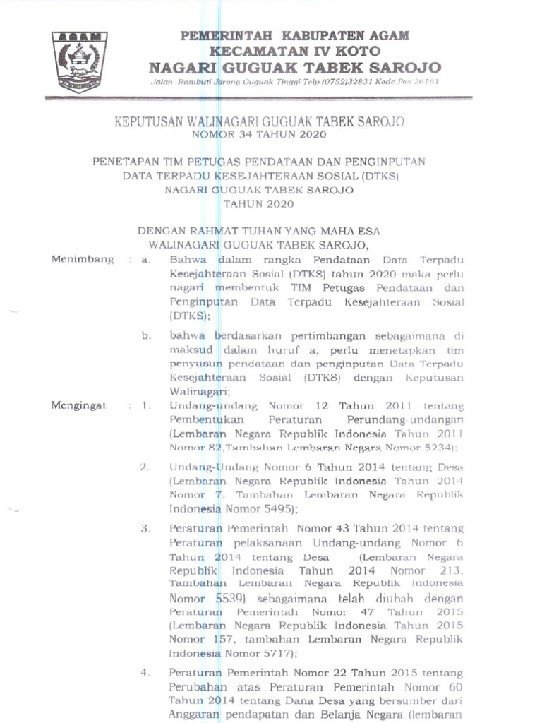 SK Operator DTKS | PDF