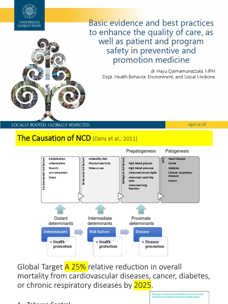 Longitudinal Health Promotion and Disease Prevention-Dr. Hayu ...