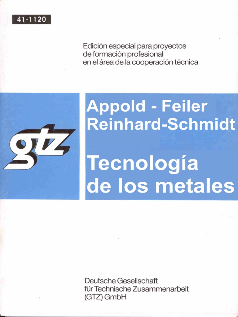GTZ Tecnologia de Los Metales | PDF