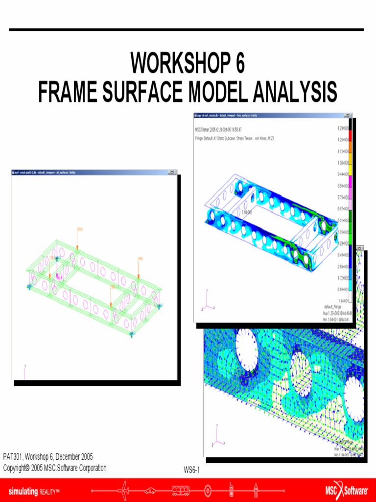 06 Frame Surf Analy PAT301 | PDF | Stress (Mechanics) | Mechanical Engineering