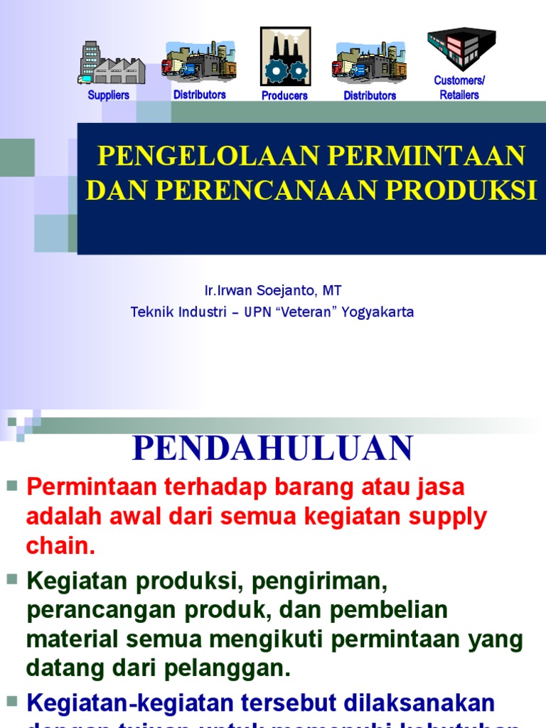 Pengelolaan Permintaan & Produksi | PDF | Karier & Perkembangan | Bisnis