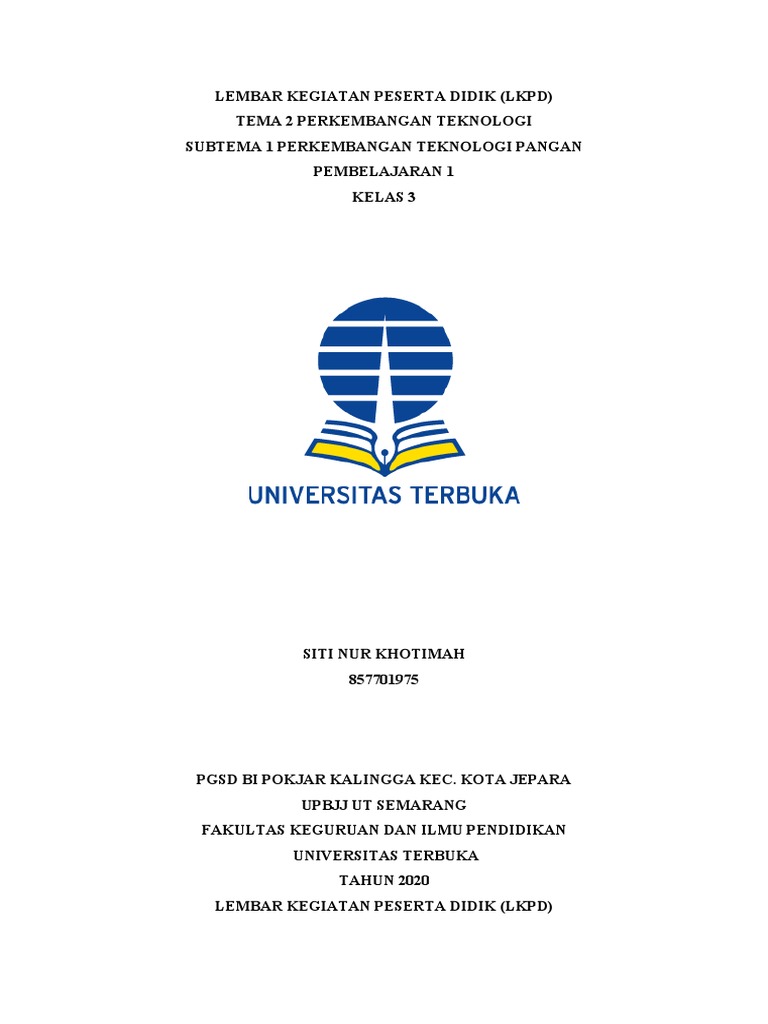 LKPD Tema 2 Sub 1 PB 1 | PDF