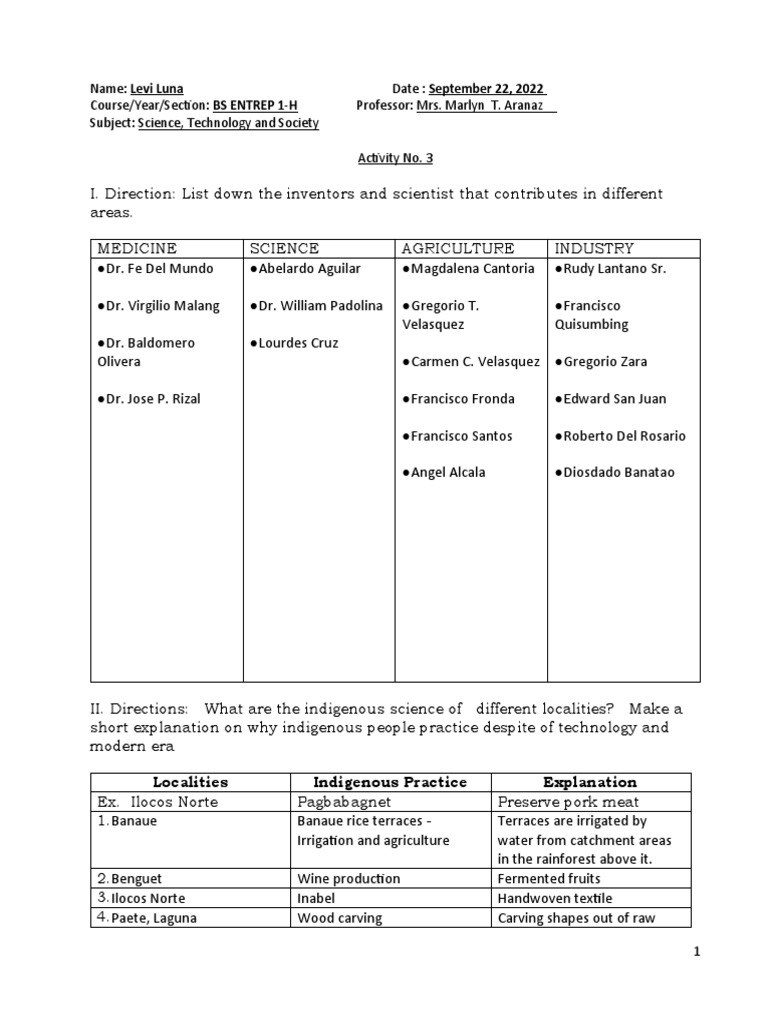 CHAPTER - 3 Quiz and Activity | PDF | Thought | Critical Thinking