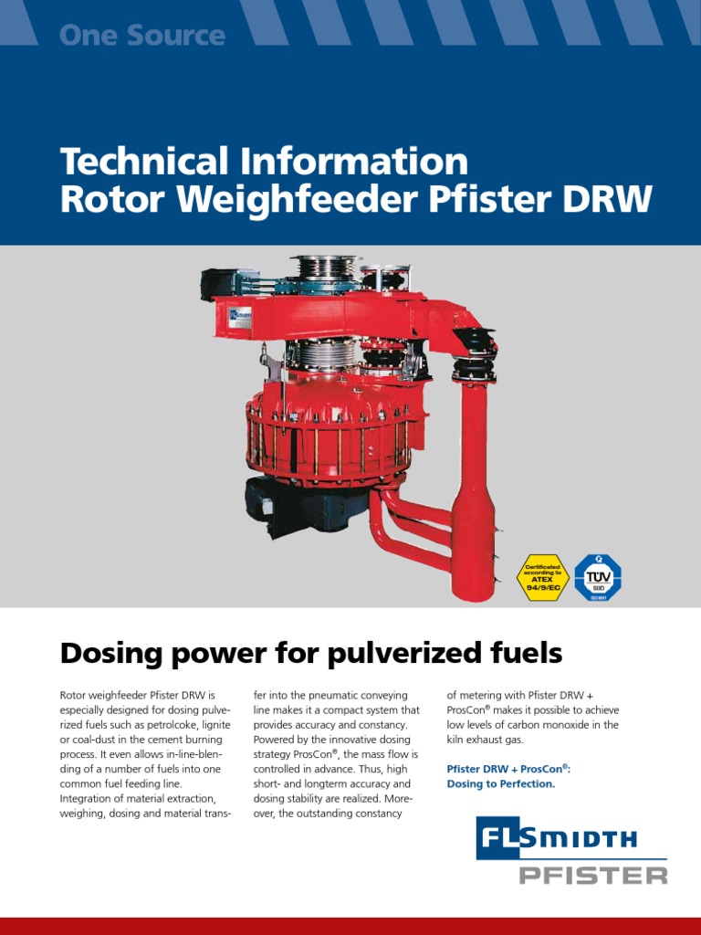 FLS Pfister Technical Data DRW - 2011 | PDF | Chemistry | Materials