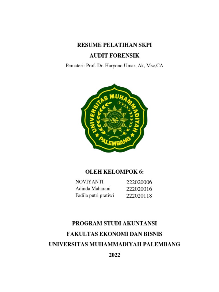 Resume Pelatihan Skpi | PDF