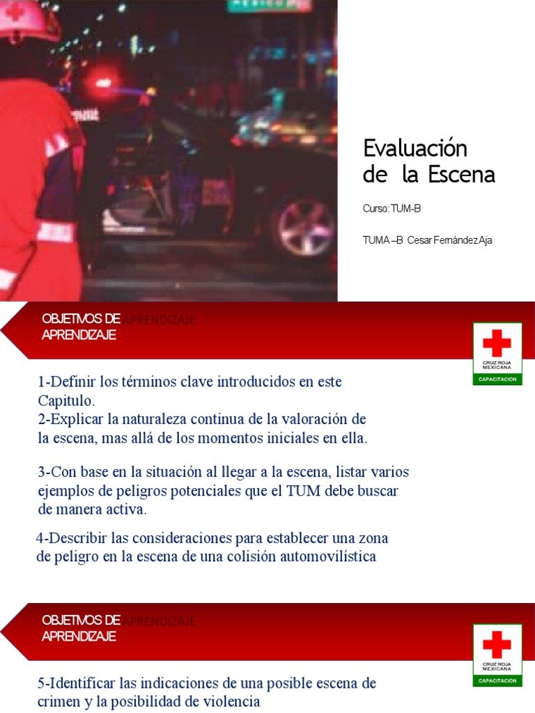 Evaluación de La Escena | PDF | Rodilla | Masa Evaluación de La Escena | PDF | Rodilla | Masa
