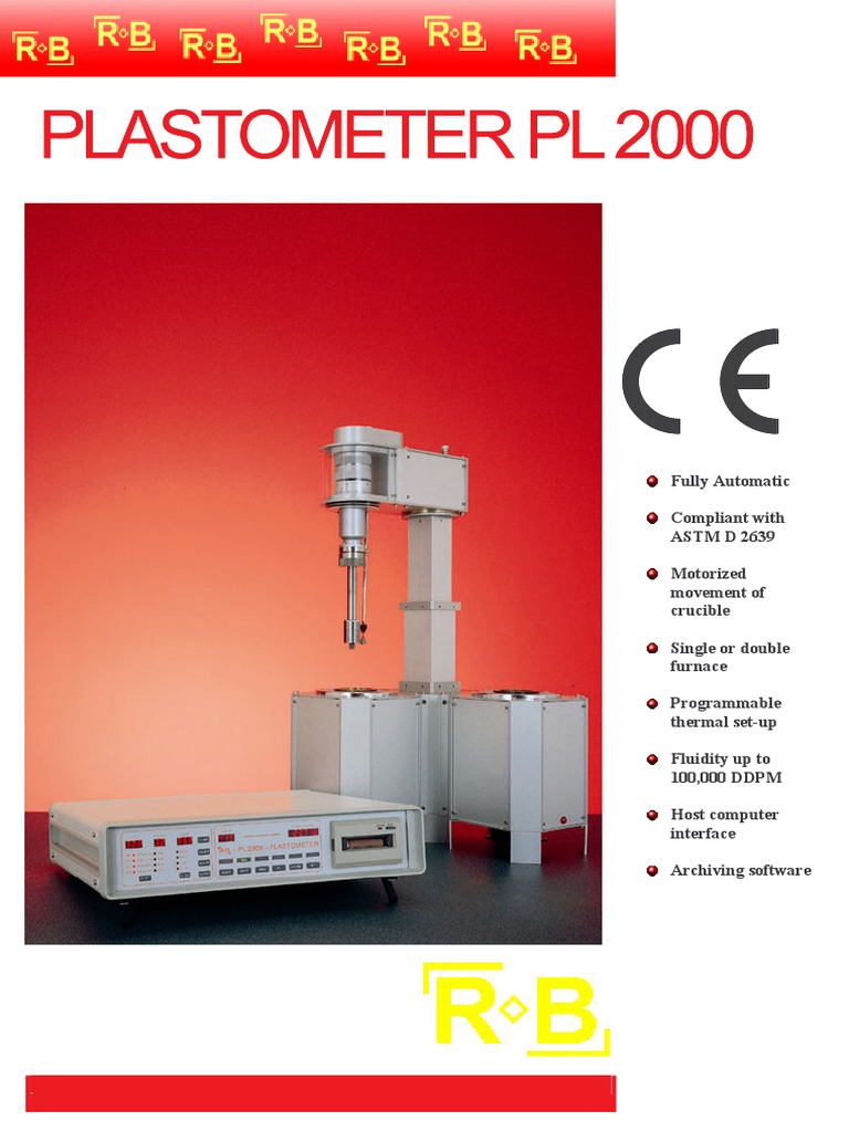 PL 2000 Coal Plastometer | PDF