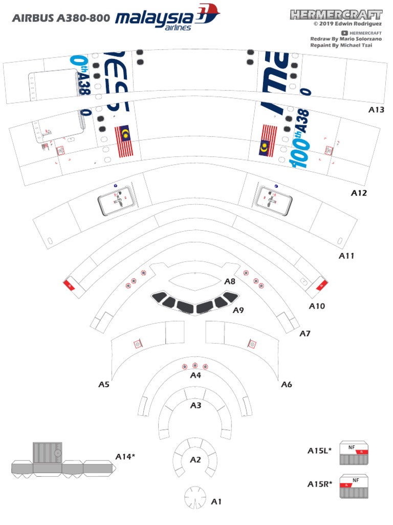 Airbus A380-800 Malaysia Airlines | PDF