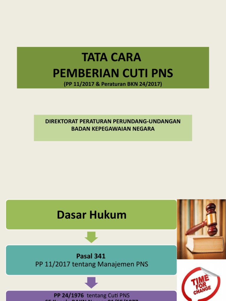 Materi Cuti PNS Dit PPU | PDF