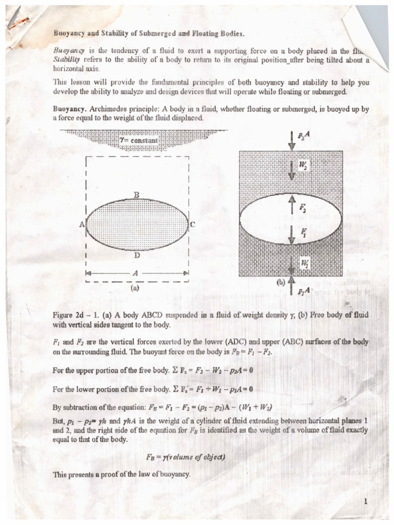 Fluid Mechanics Notes | PDF