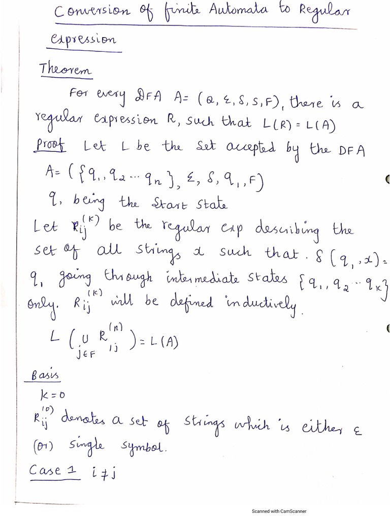 Unit 2-ToC Handwritten | PDF
