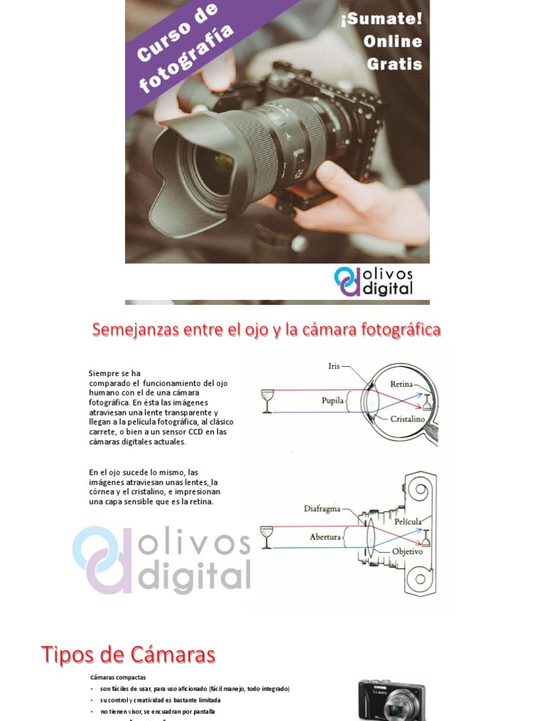 Clase 2 Tipos de Cámaras y Partes de La Cámara | PDF | Cámara | Lente ...