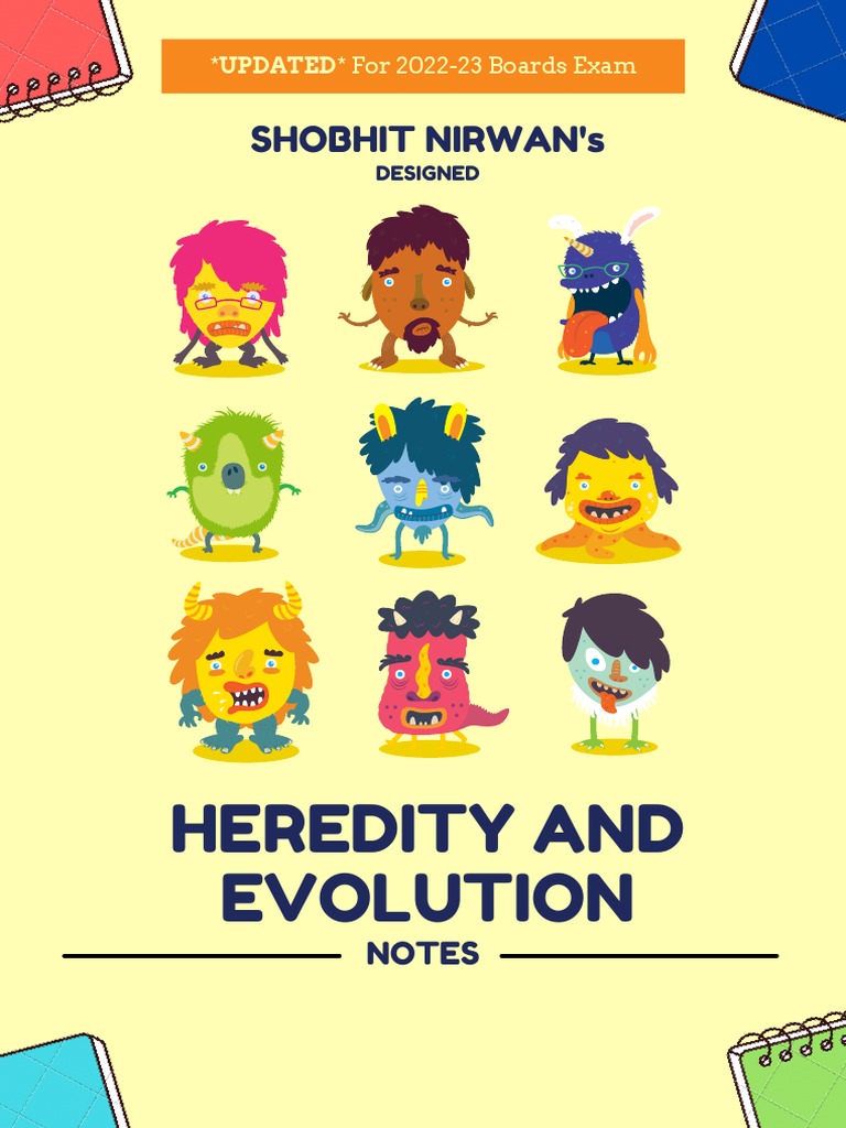 Heredity and Evolution - Shobhit Nirwan | PDF | Sex | Genetics