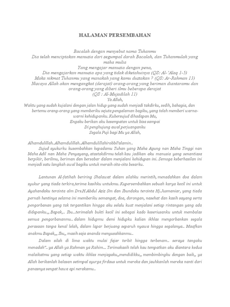 Persembahan Skripsi Khairul Akbar | PDF