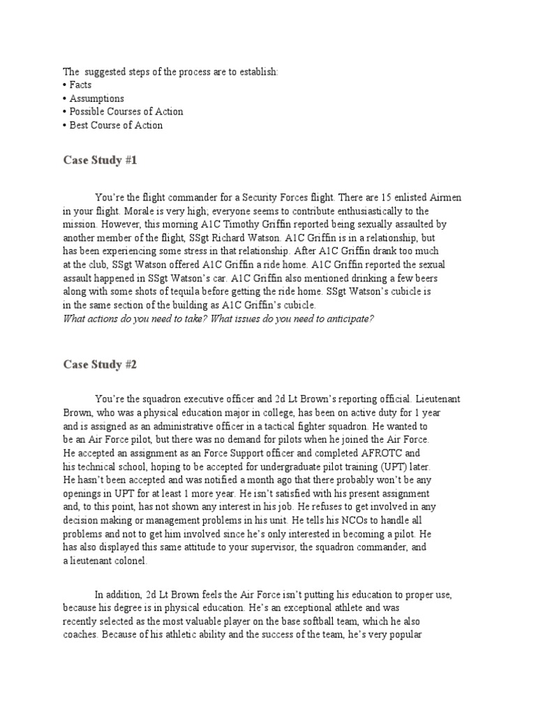 Supervisory Cases | PDF | Non Commissioned Officer | Military