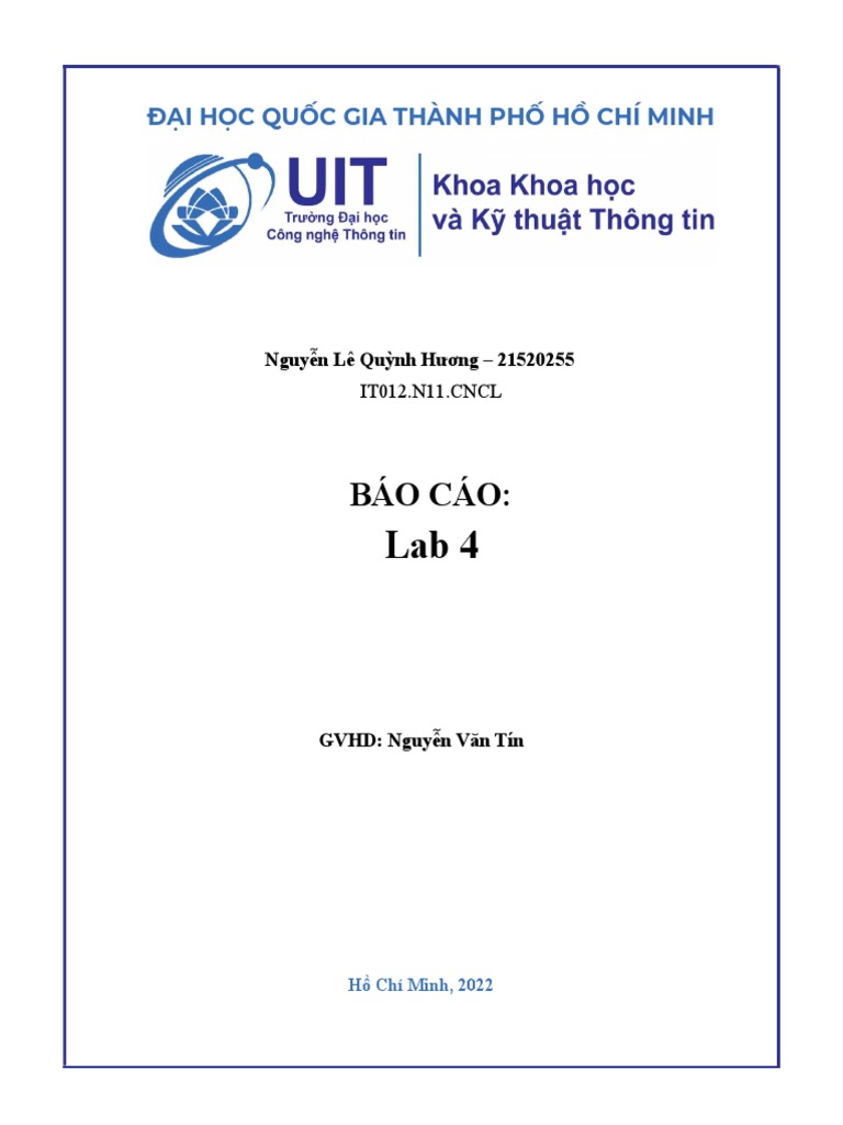 IT012 Lab4 | PDF