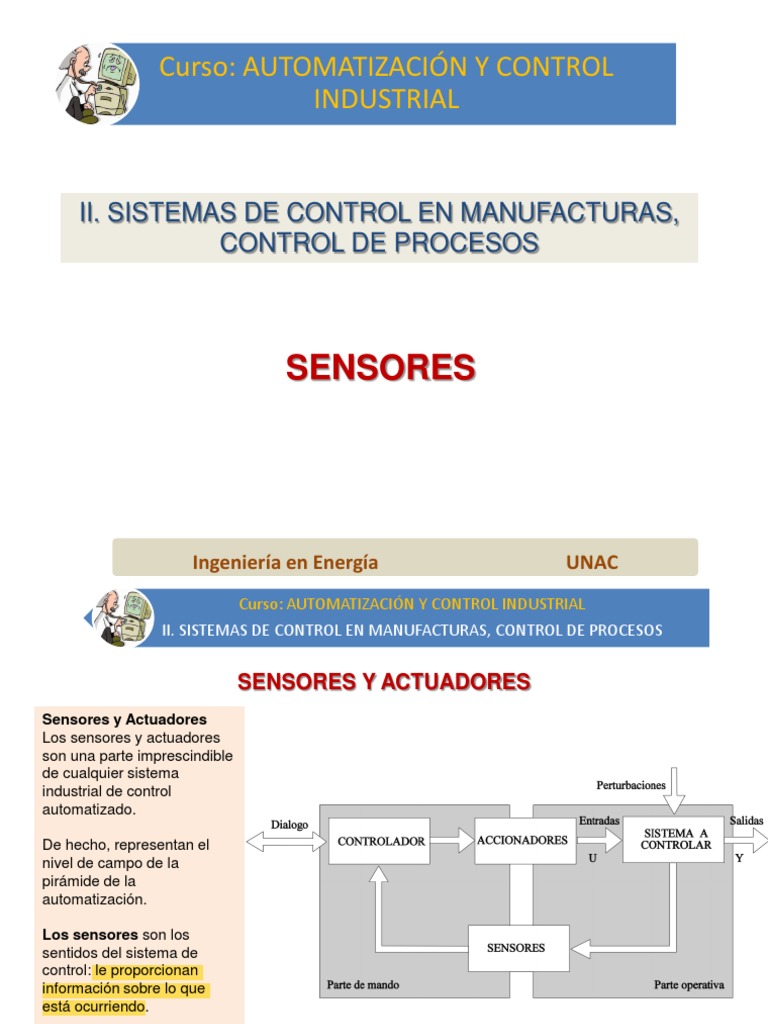 Semana 4 Aci - Sensores, Tipos | PDF | Sensor | Automatización