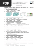 Science 3 - Test Questionnaire | PDF | Water | Weather
