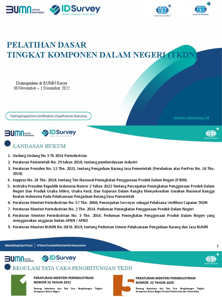 Pelatihan Dasar TKDN | PDF