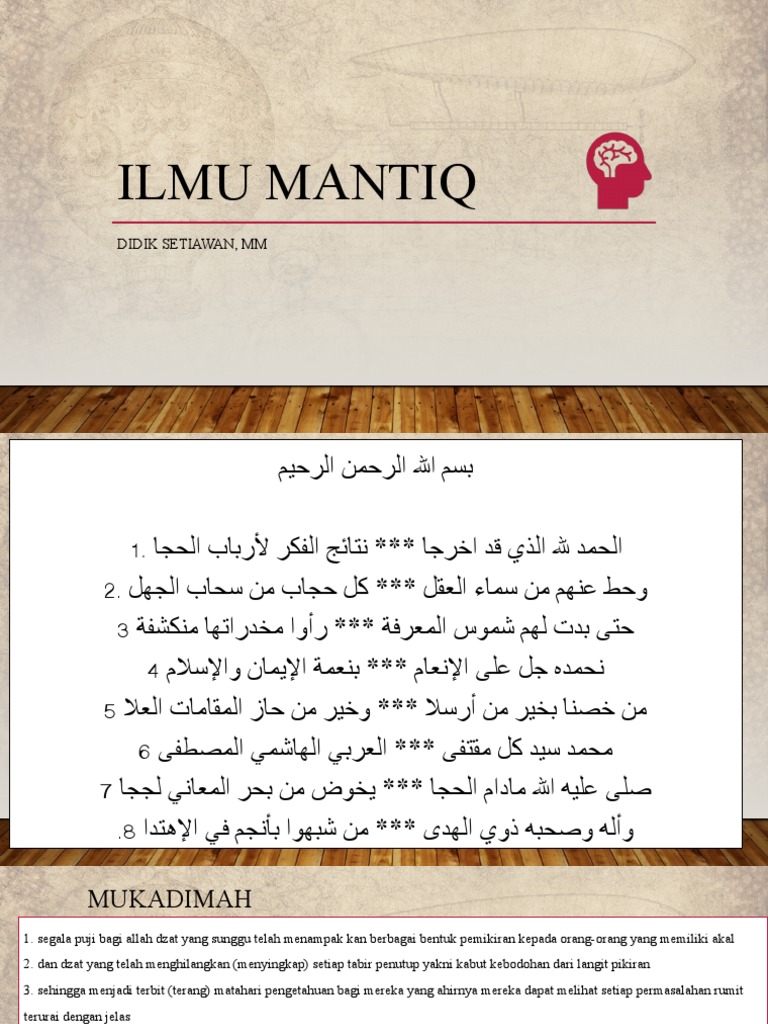 Ilmu Mantiq | PDF