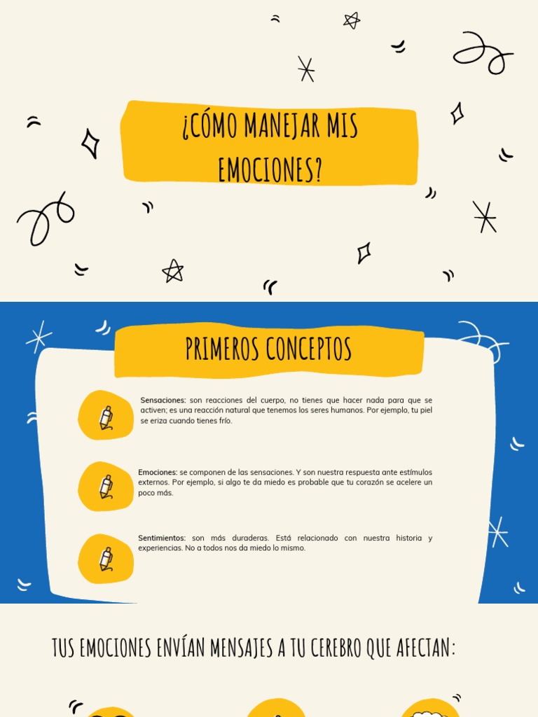 Cómo Manejar Mis Emociones | PDF | Las emociones | Temor