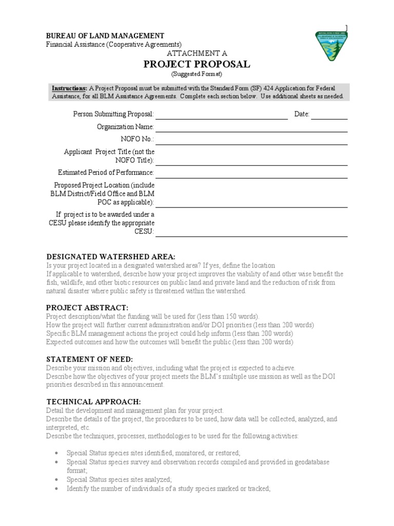 Project Proposal Attachment Guidelines | PDF | Monitoring And ...