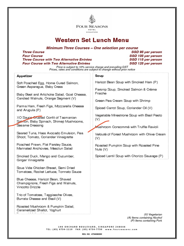 LUNCH - Western Set Menu | Download Free PDF | Salad | Regional ...