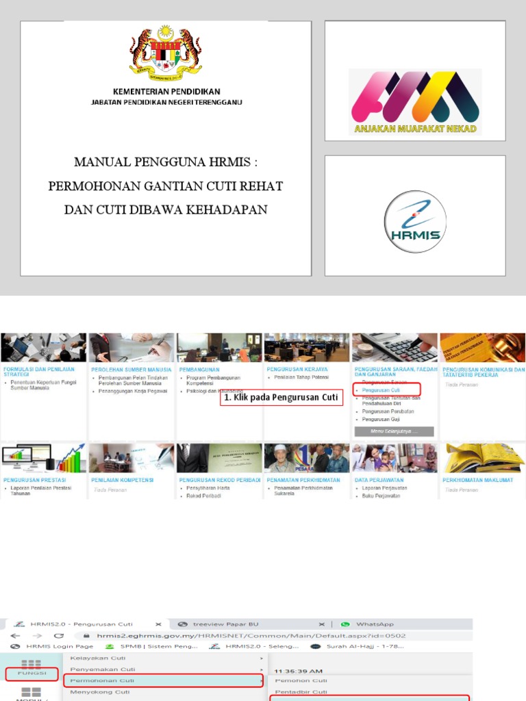 Manual Pengguna Permohonan GCR | PDF