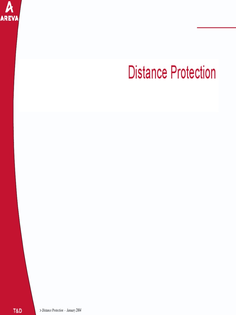 Distance Protection | PDF | Relay | Electrical Impedance