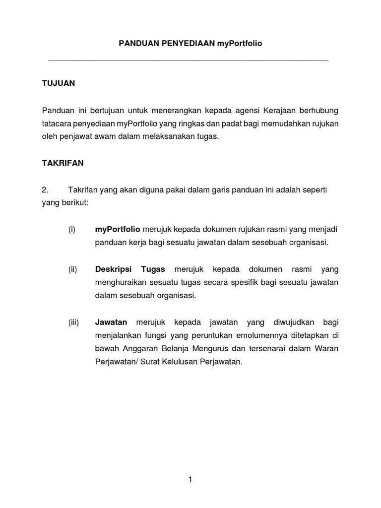 Lampiran Panduan Penyediaan Myportfolio 1 Pdf