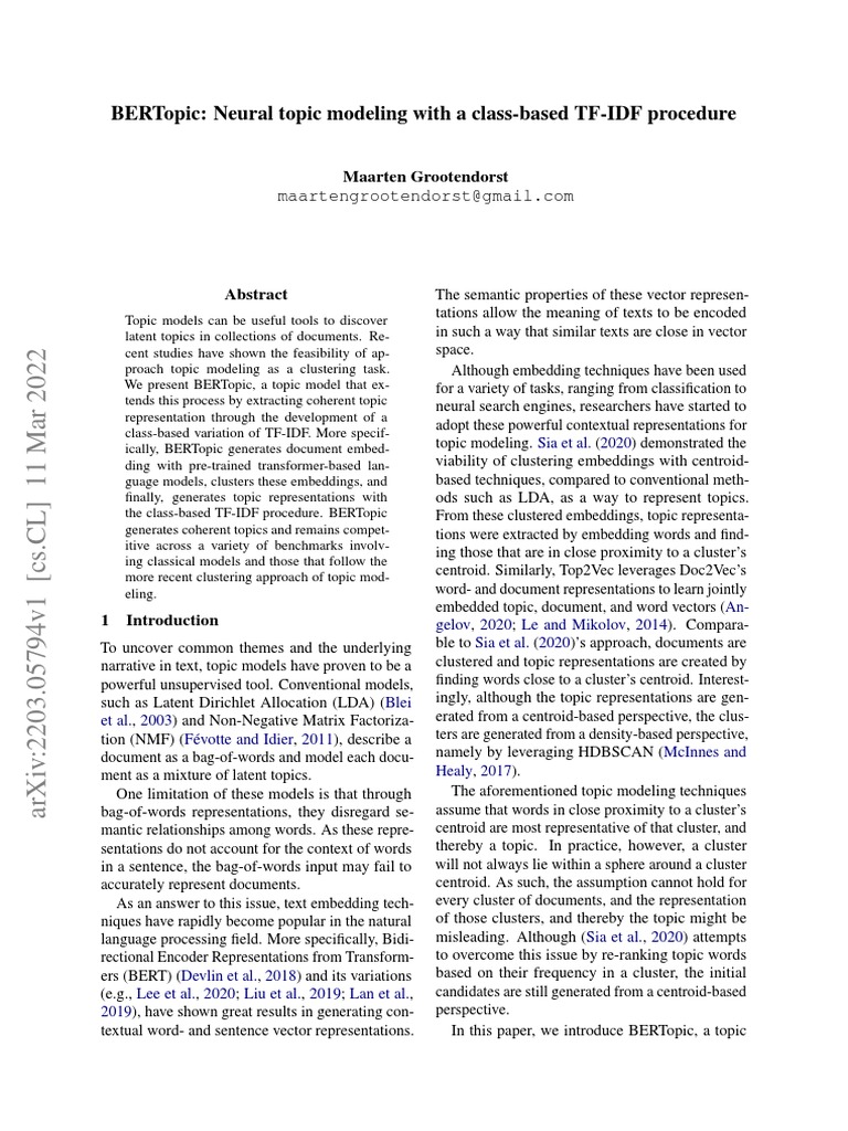 Ber Topic | Download Free PDF | Cluster Analysis | Artificial Intelligence