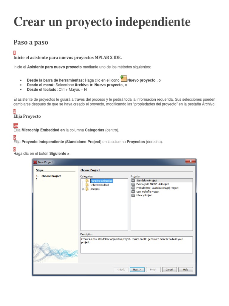 Crear Un Proyecto Independiente Paso-A-paso | PDF | Entorno de ...