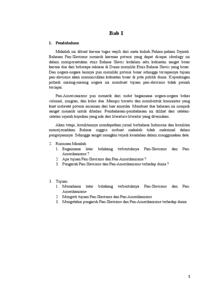 Bab I: 1. Pendahuluan | PDF