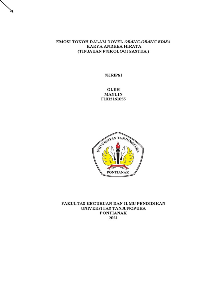 SKRIPSI MAYLIN (Revisi 3) Setelah Sidang | PDF | Pengembangan Diri | Sains & Matematika