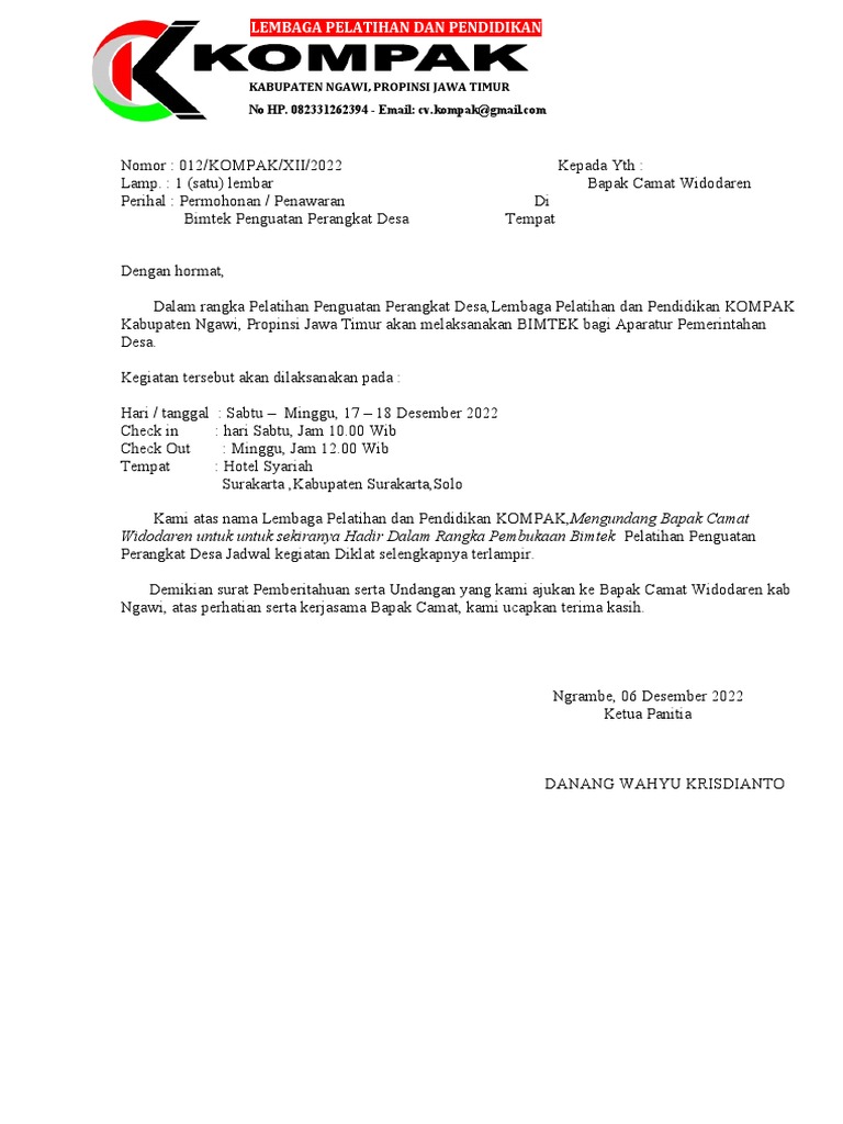 Surat Camat | PDF