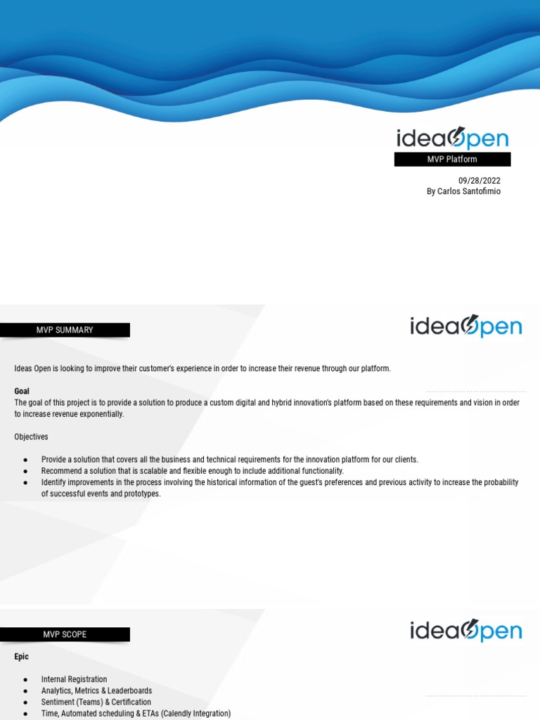 MVP Sow (Draft) | PDF | Business | Computing