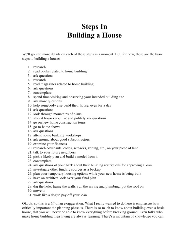 Home Building 101 | Download Free PDF | General Contractor | Framing ...