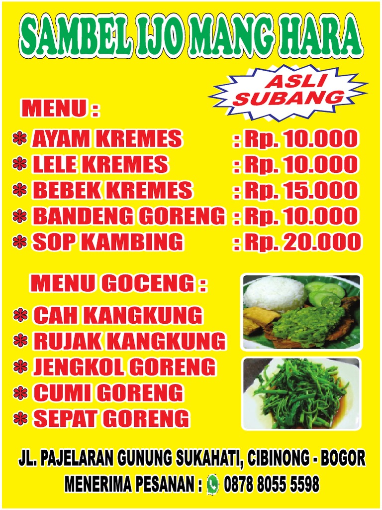 SAMBEL IJO - Percetakan Sukron | PDF